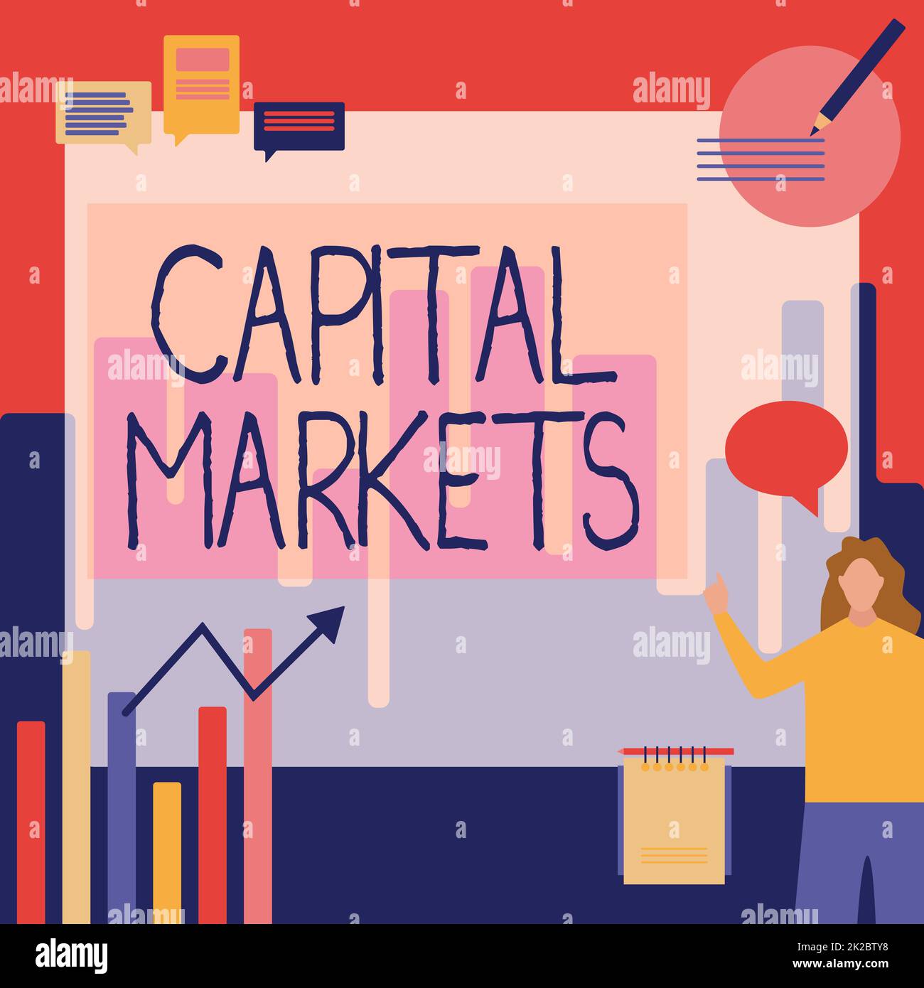 Conceptual caption Capital Markets. Business showcase Allow businesses ...