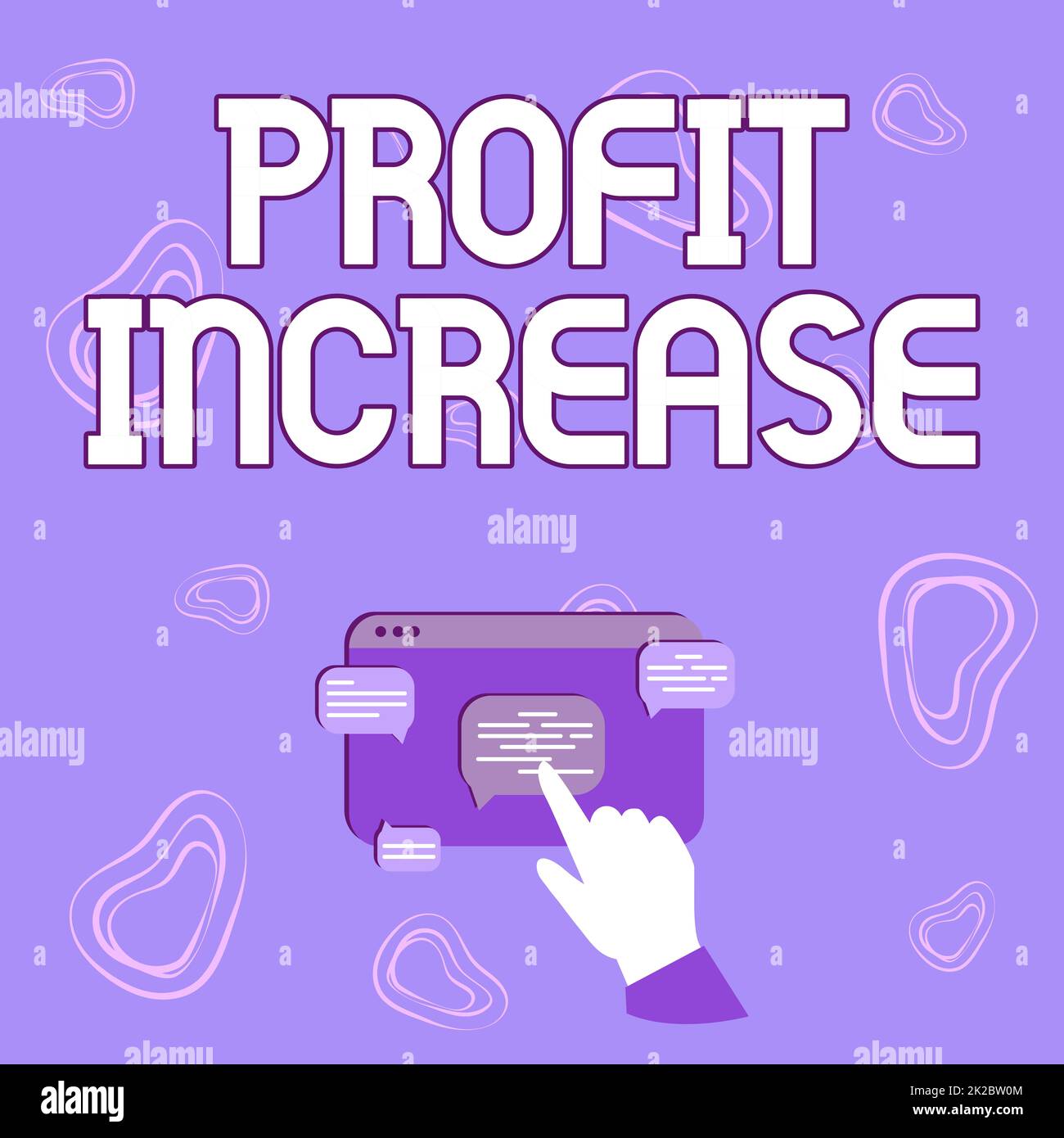 Handwriting text Profit Increase. Business showcase the growth of ...