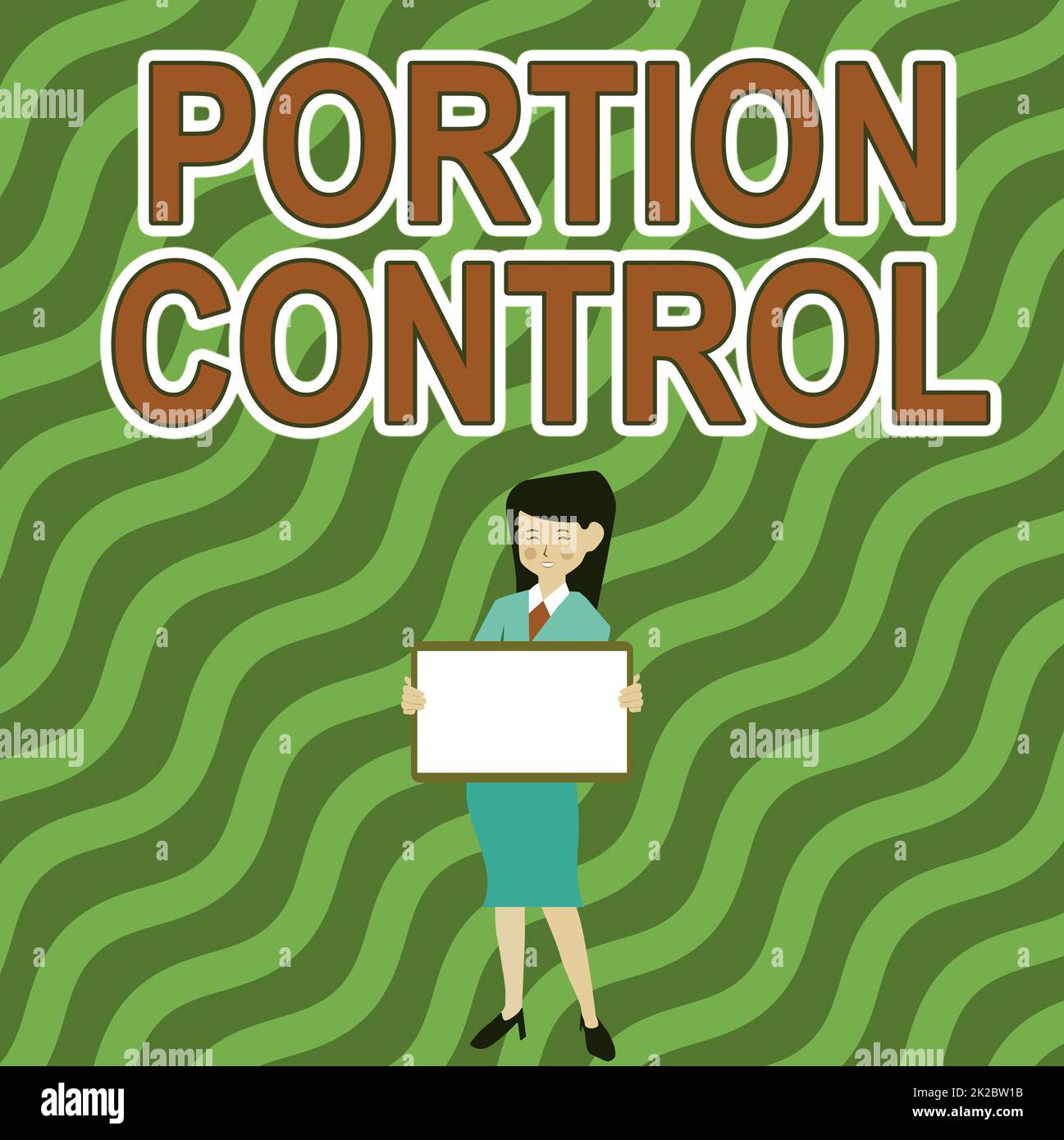 Conceptual display Portion Control. Word for knowing the correct ...