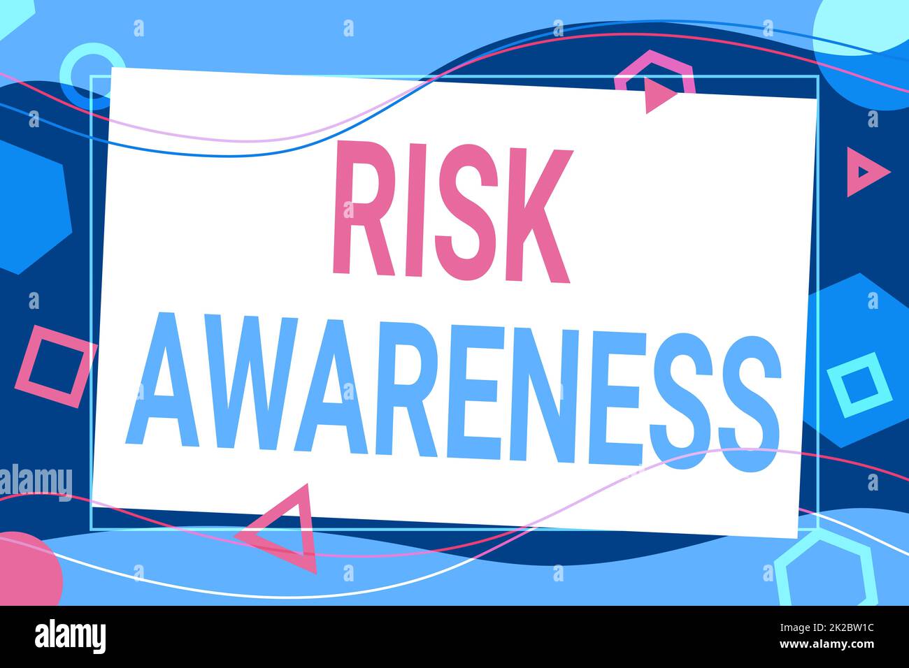 Text sign showing Risk Awareness. Business idea recognizing factors ...