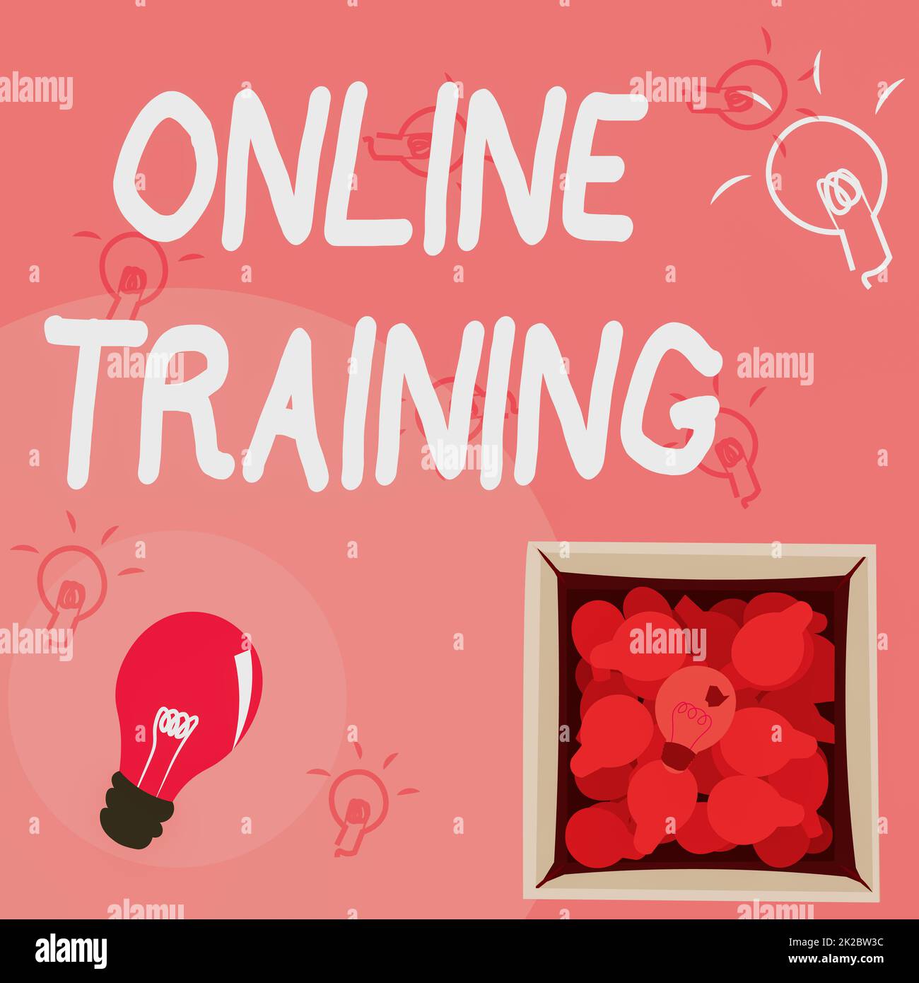 Conceptual display Online Training. Conceptual photo Take the education ...