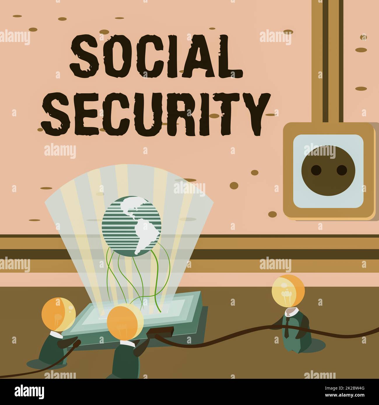 Inspiration showing sign Social Security. Business overview assistance ...