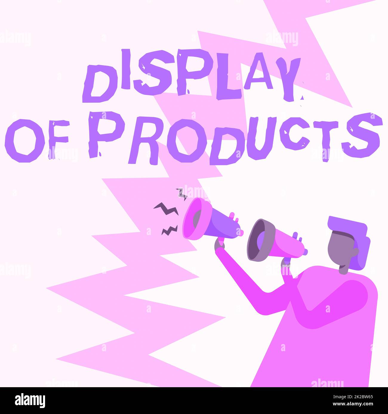 Text showing inspiration Display Of Products. Word Written on way ...