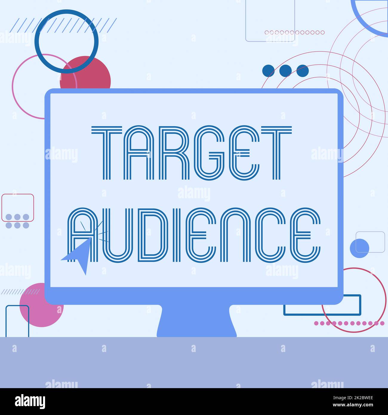 Inspiration showing sign Target Audience. Business idea category of ...