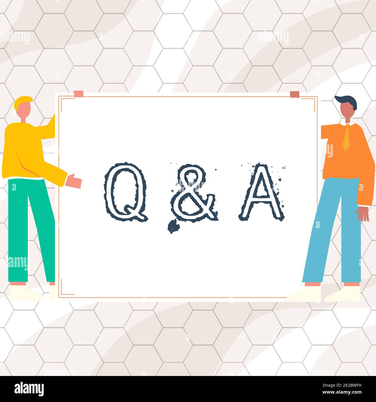 Conceptual display Q And A. Business approach defined as questions ...