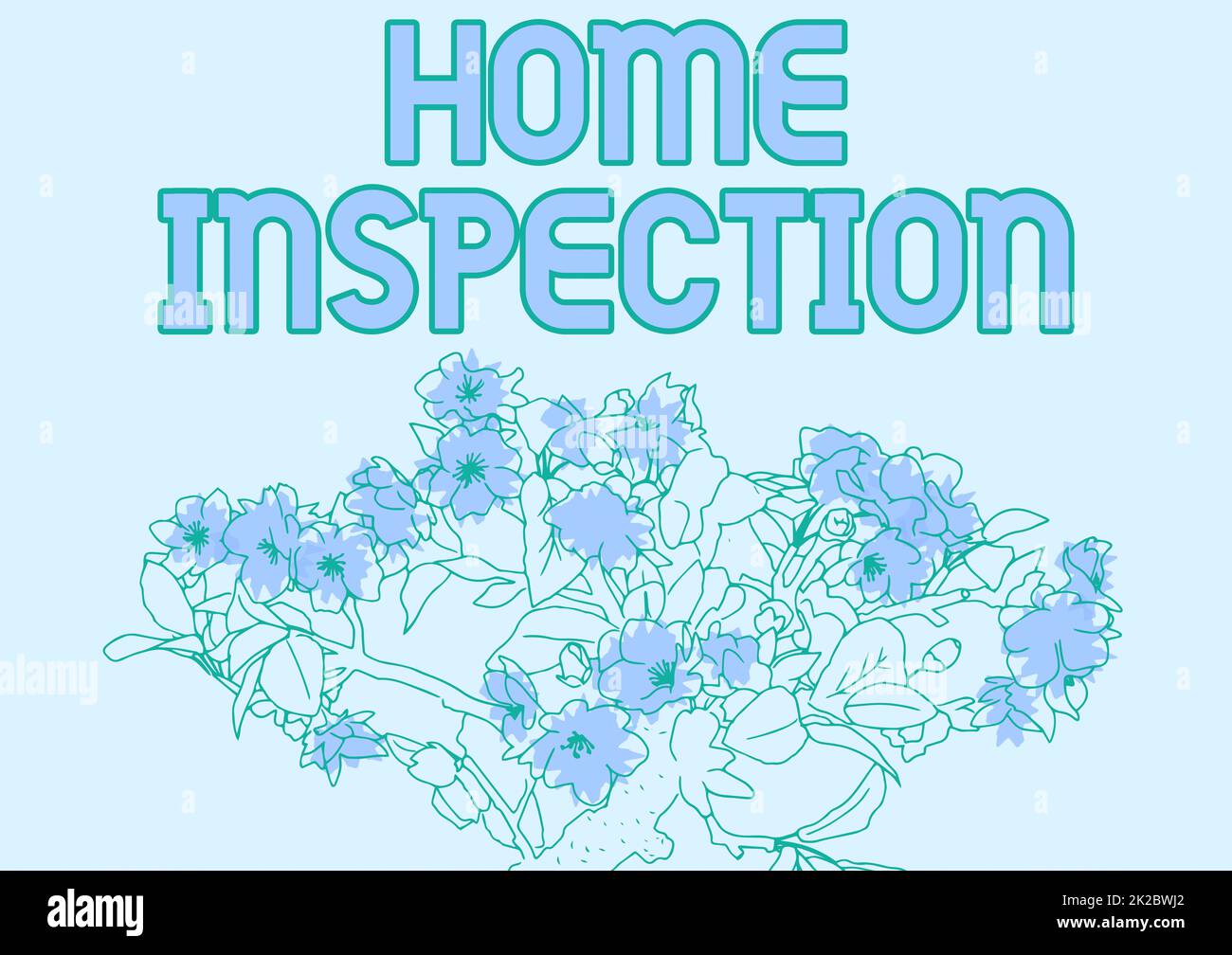 Writing displaying text Home Inspection. Word Written on Examination of ...