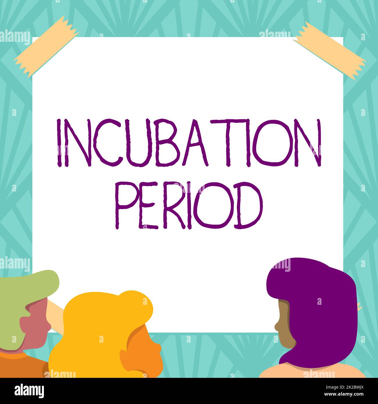 Handwriting text Incubation Period. Business approach time elapsed ...