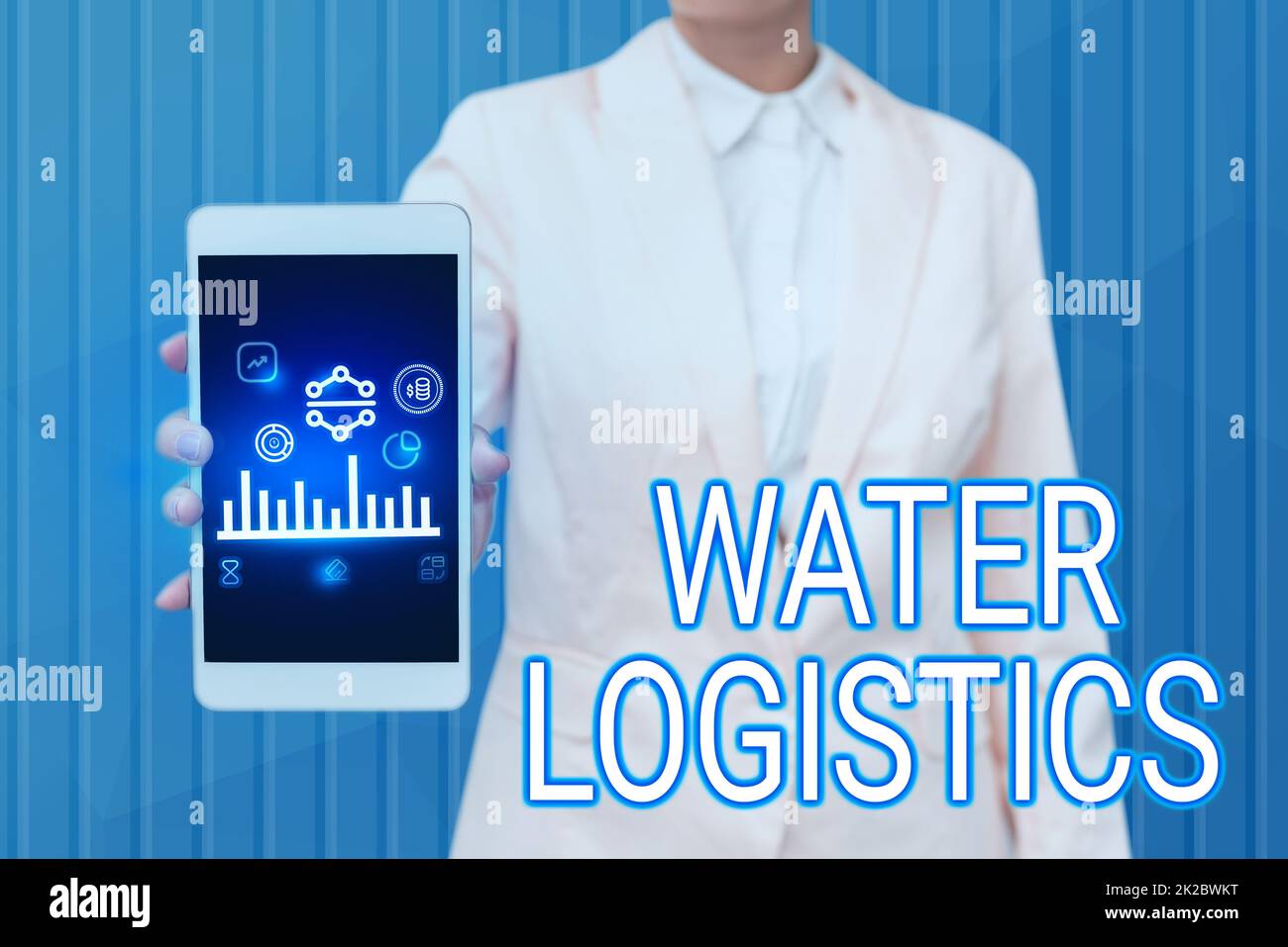 Conceptual display Water Logistics. Word Written on Water Logistics ...