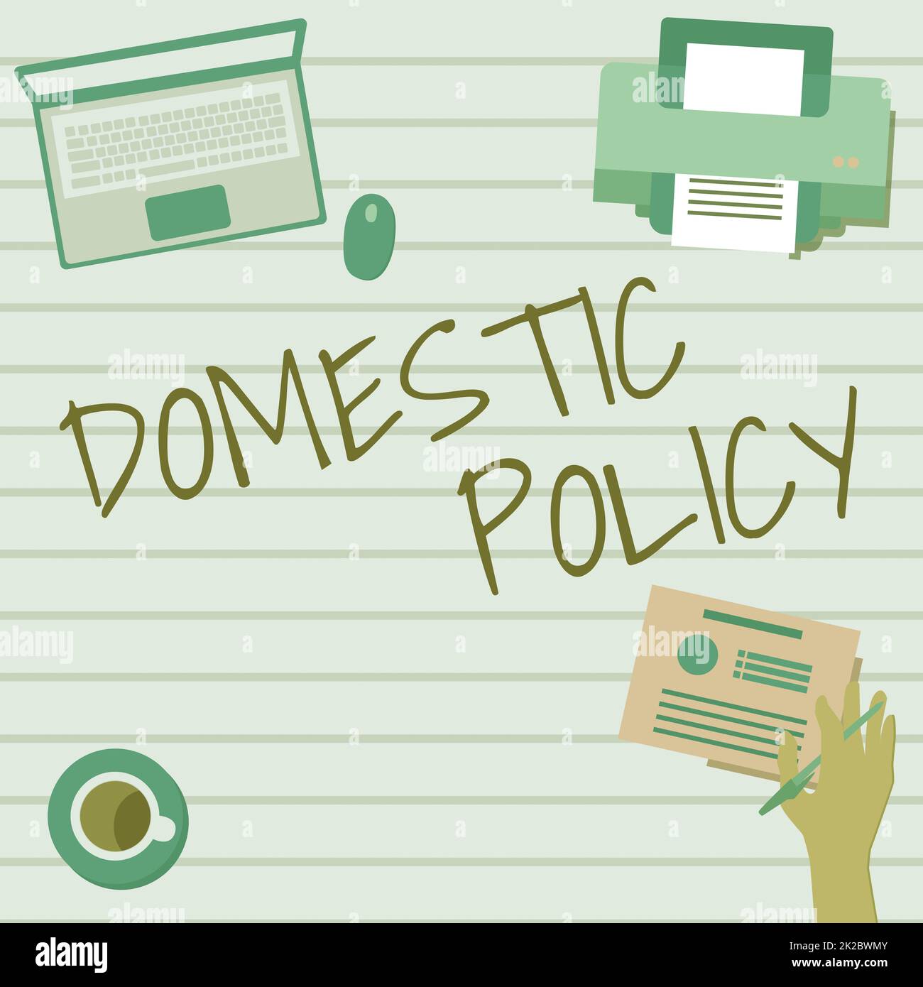 Inspiration showing sign Domestic Policy. Concept meaning Actions taken ...