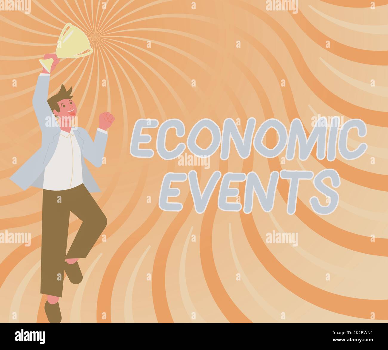 Text showing inspiration Economic Events. Word for transfer of control ...