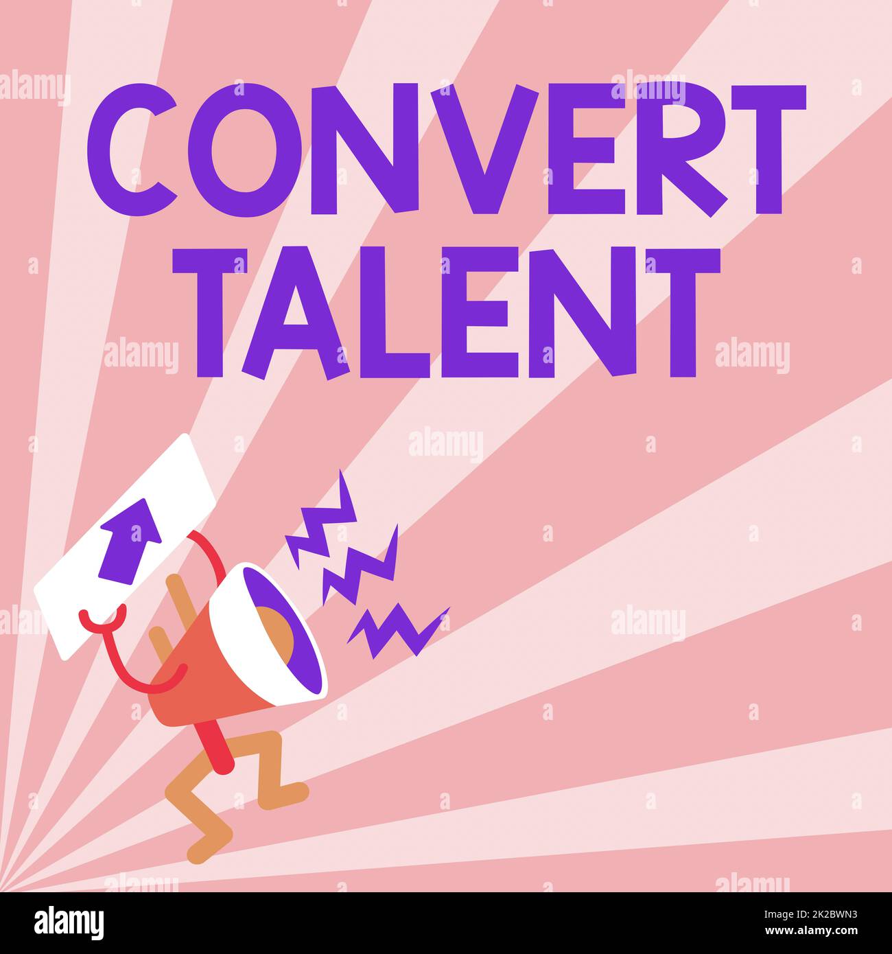 Conceptual caption Convert Talent. Concept meaning to bring over from ...