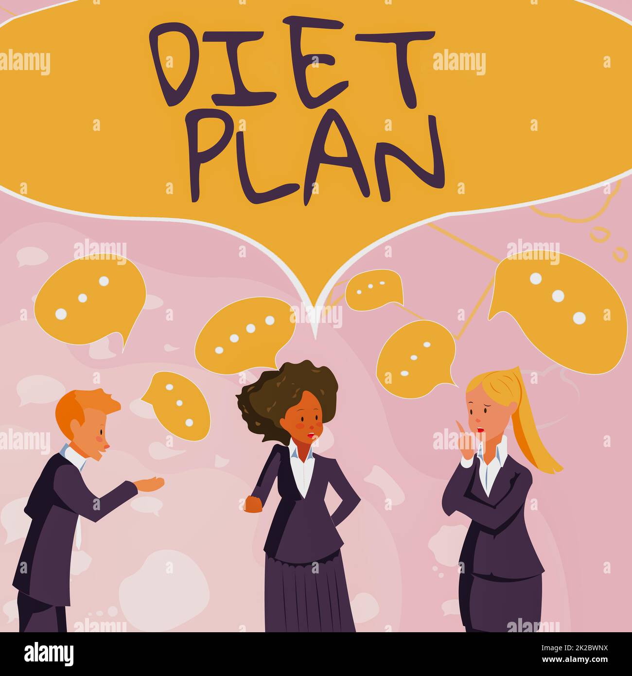 Sign displaying Diet Plan. Business showcase Use of specific intake of ...