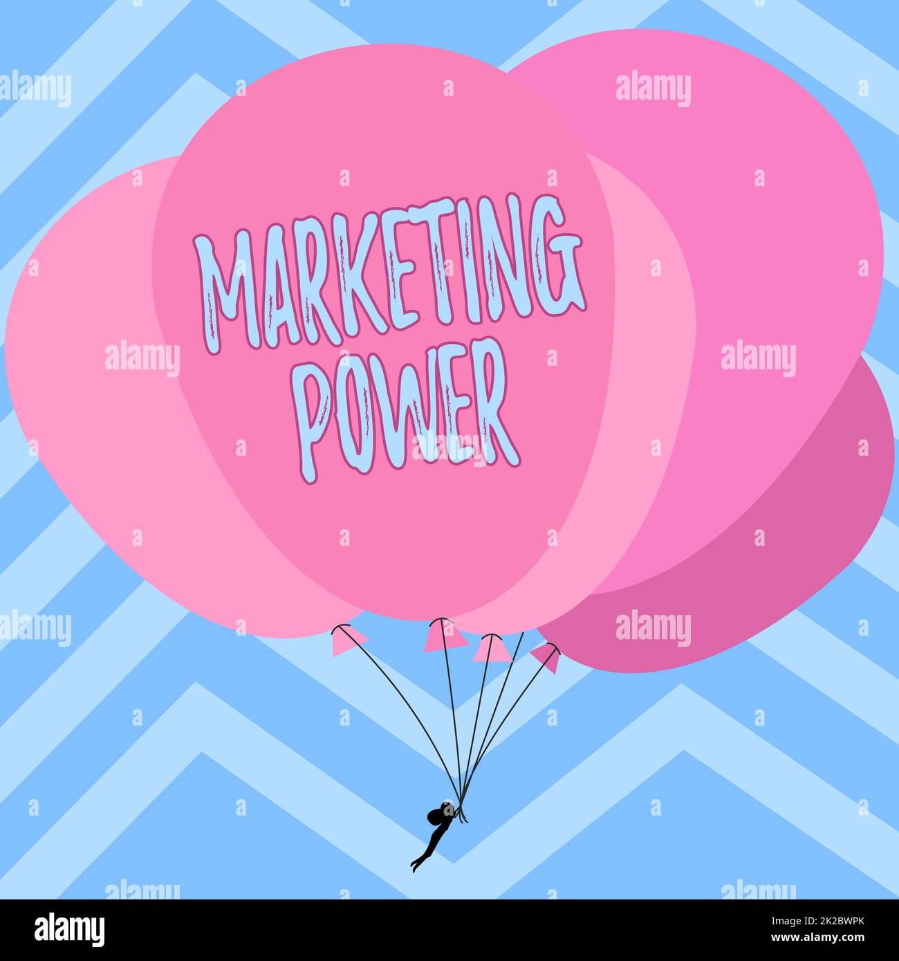 Text caption presenting Marketing Power. Business idea ability of a ...