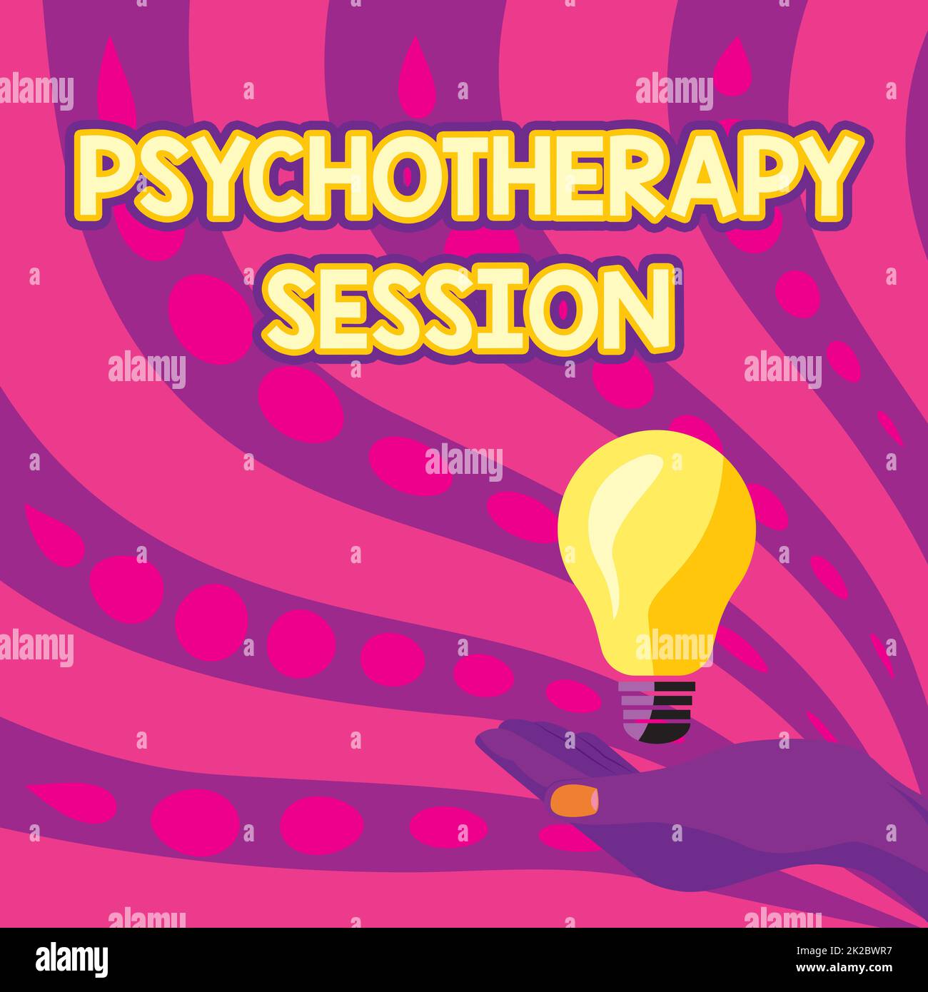 Hand writing sign Psychotherapy Session. Conceptual photo treatments ...