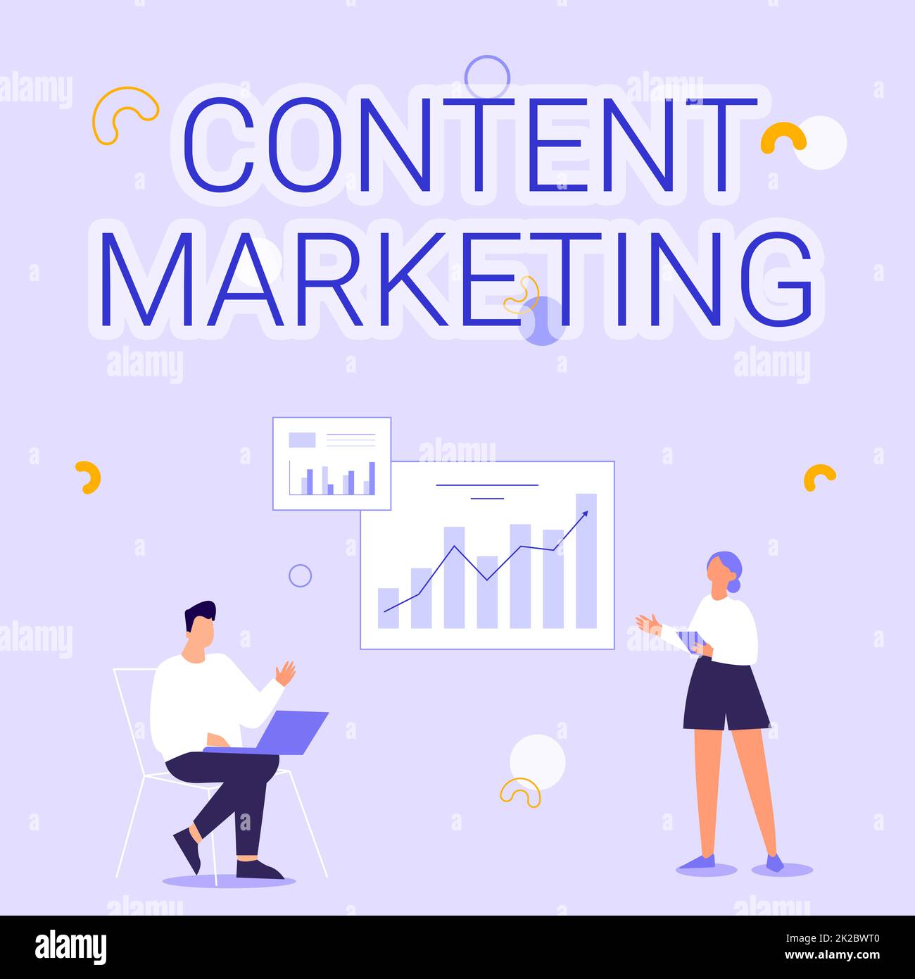 Handwriting text Content Marketing. Business idea Involves the creation ...