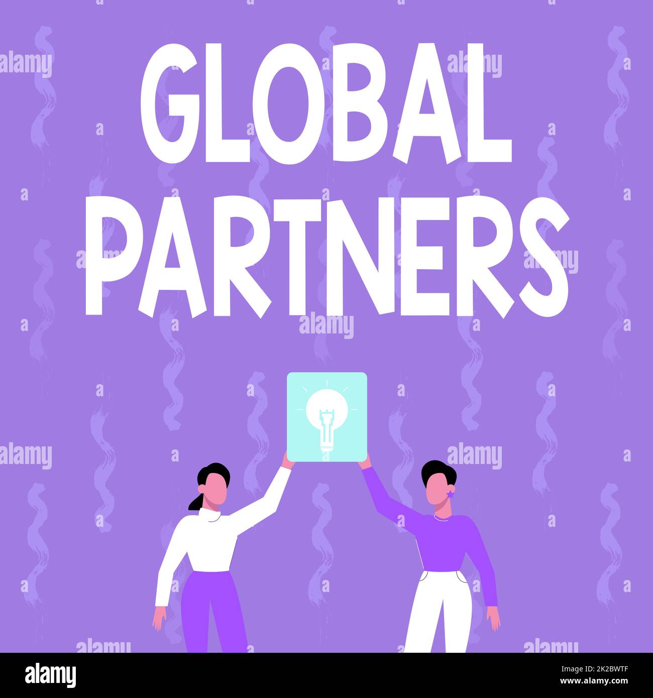 Inspiration showing sign Global Partners. Word for Two or more firms ...