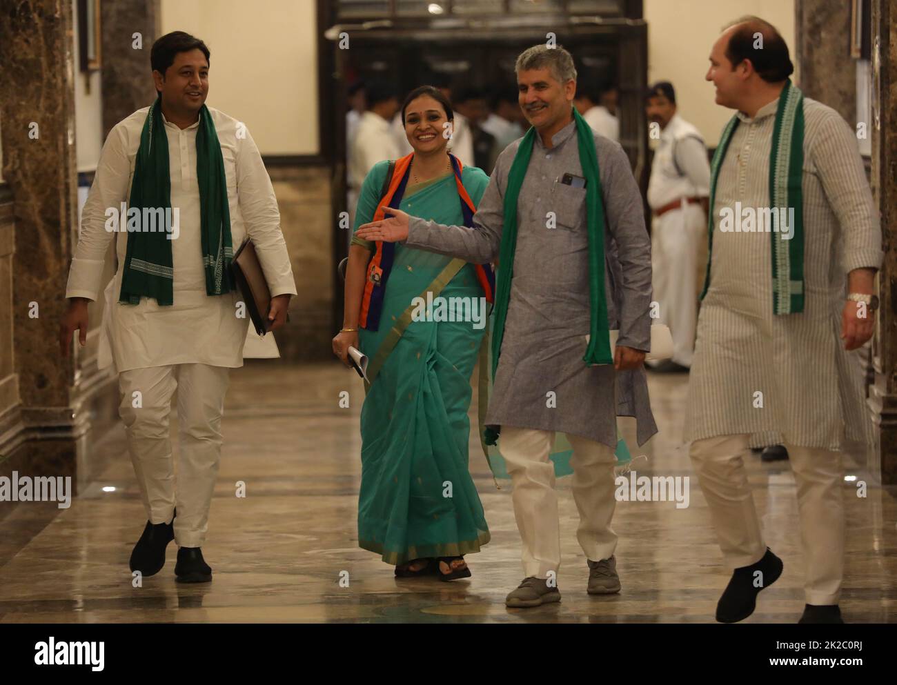 LUCKNOW, INDIA - SEPTEMBER 22: A special session of women legislative ...