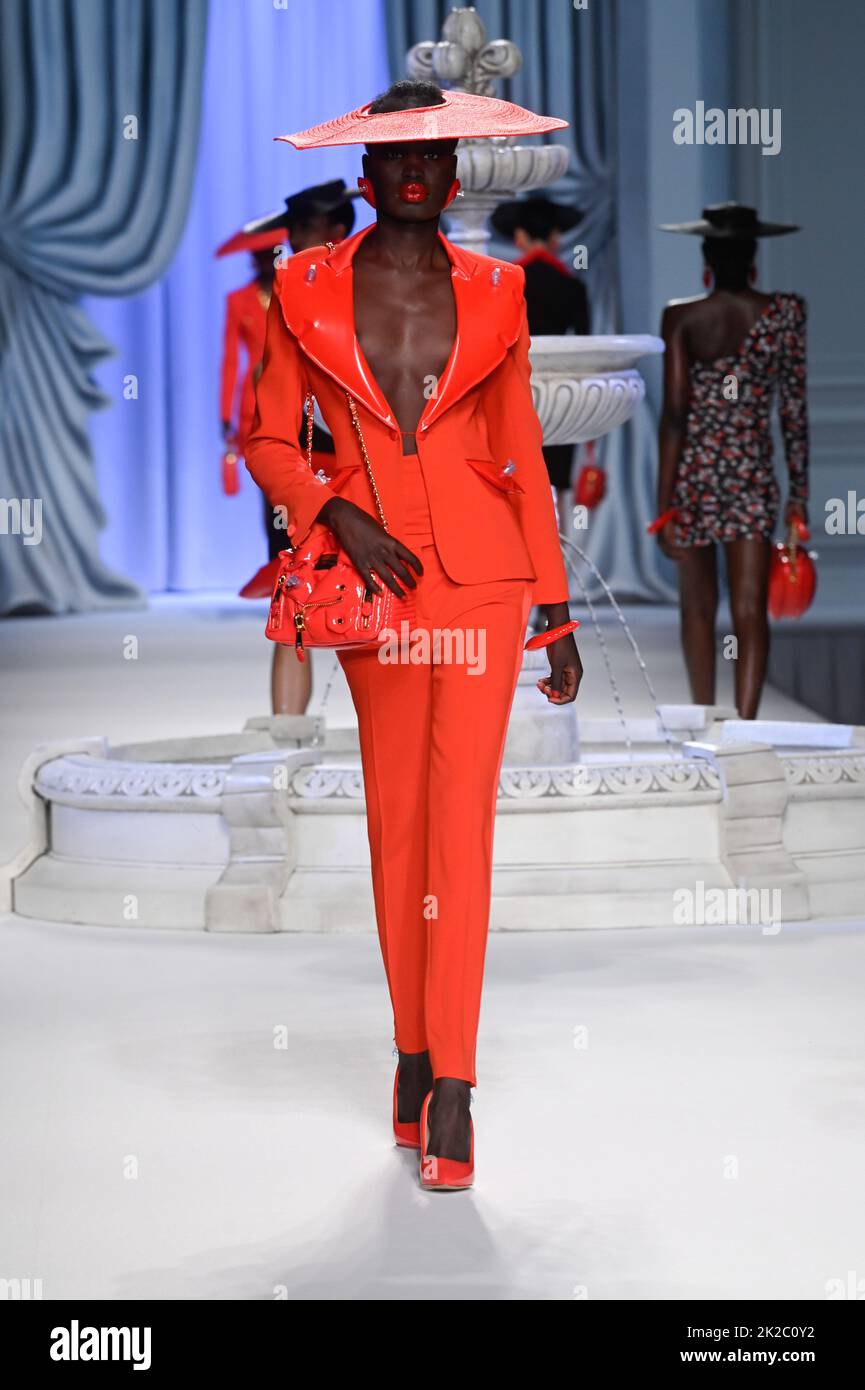 Milan, Italy. 23rd Sep, 2022. Milan, Milan Fashion Week, Woman Spring ...