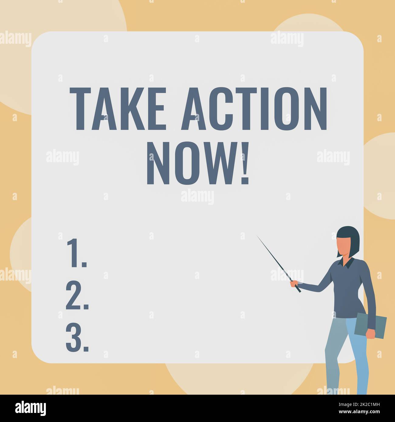 Text sign showing Take Action Now. Business approach asking someone to ...