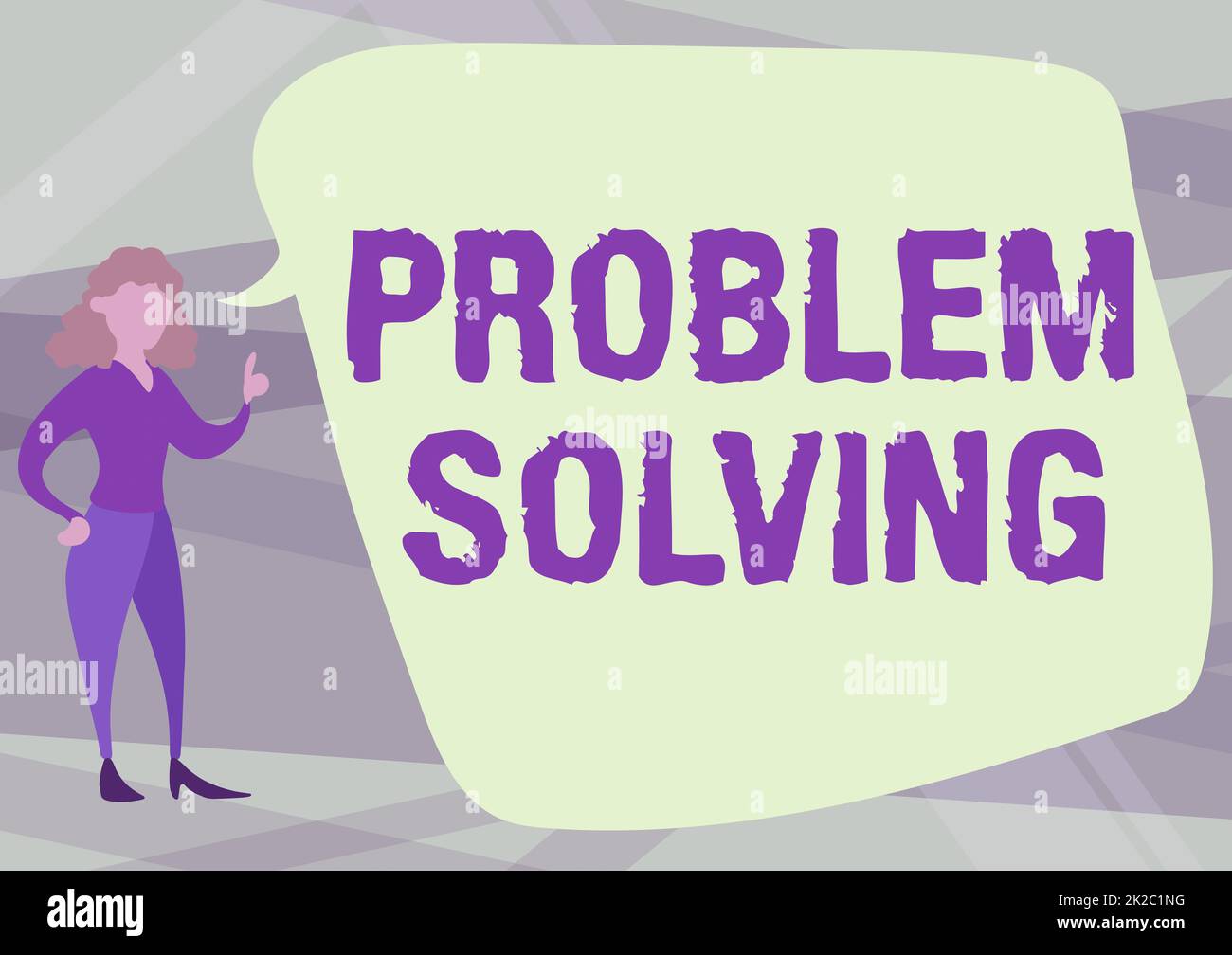 Hand writing sign Problem Solving. Business concept to find an answer ...