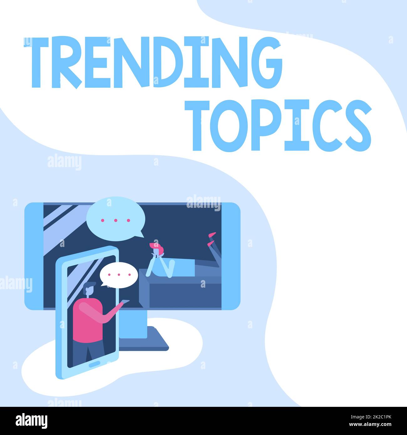 Inspiration showing sign Trending Topics. Conceptual photo subject that ...