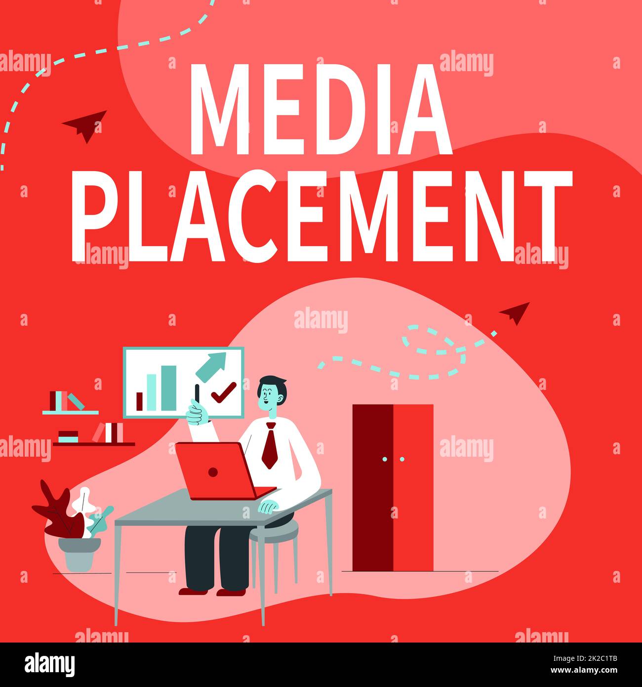 Hand writing sign Media Placement. Internet Concept the method of ...