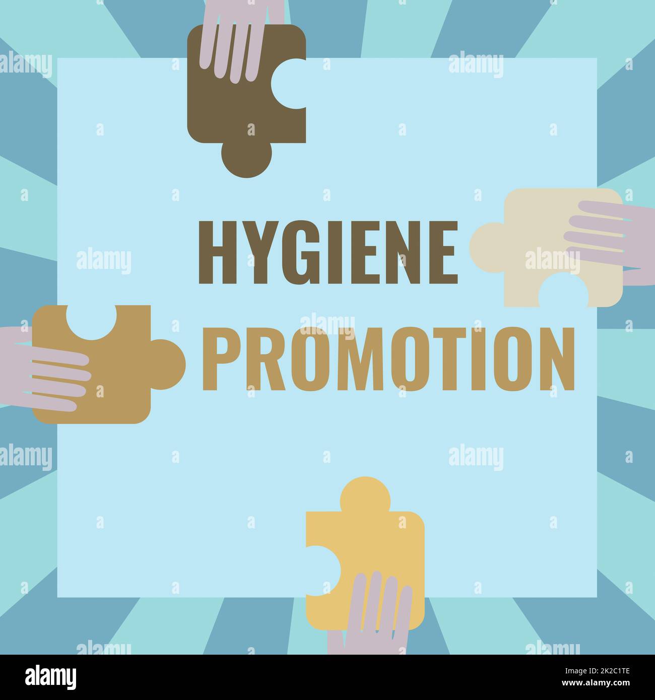 Inspiration showing sign Hygiene Promotion. Business overview ...
