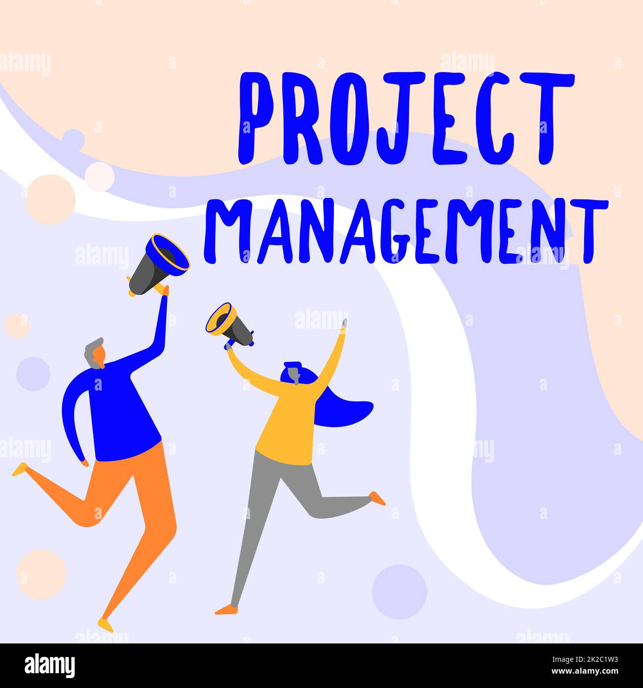 Text caption presenting Project Management. Word Written on Application ...