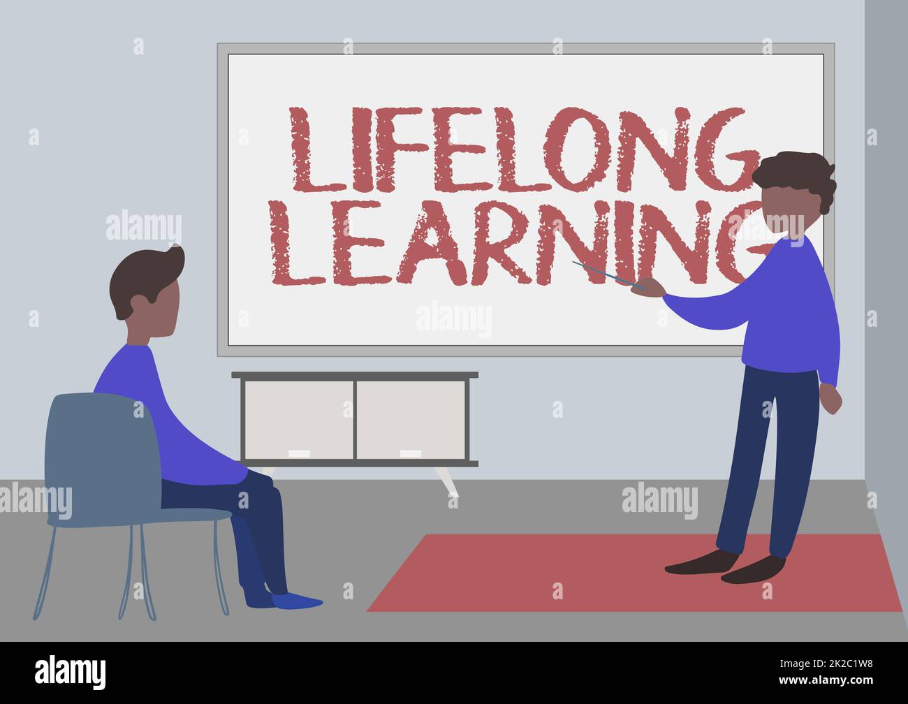 Conceptual caption Lifelong Learning. Word Written on pursuit of ...