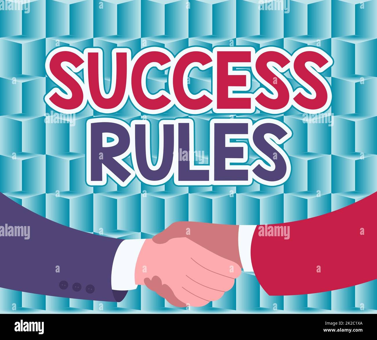 Inspiration showing sign Success Rules. Concept meaning able to achieve ...