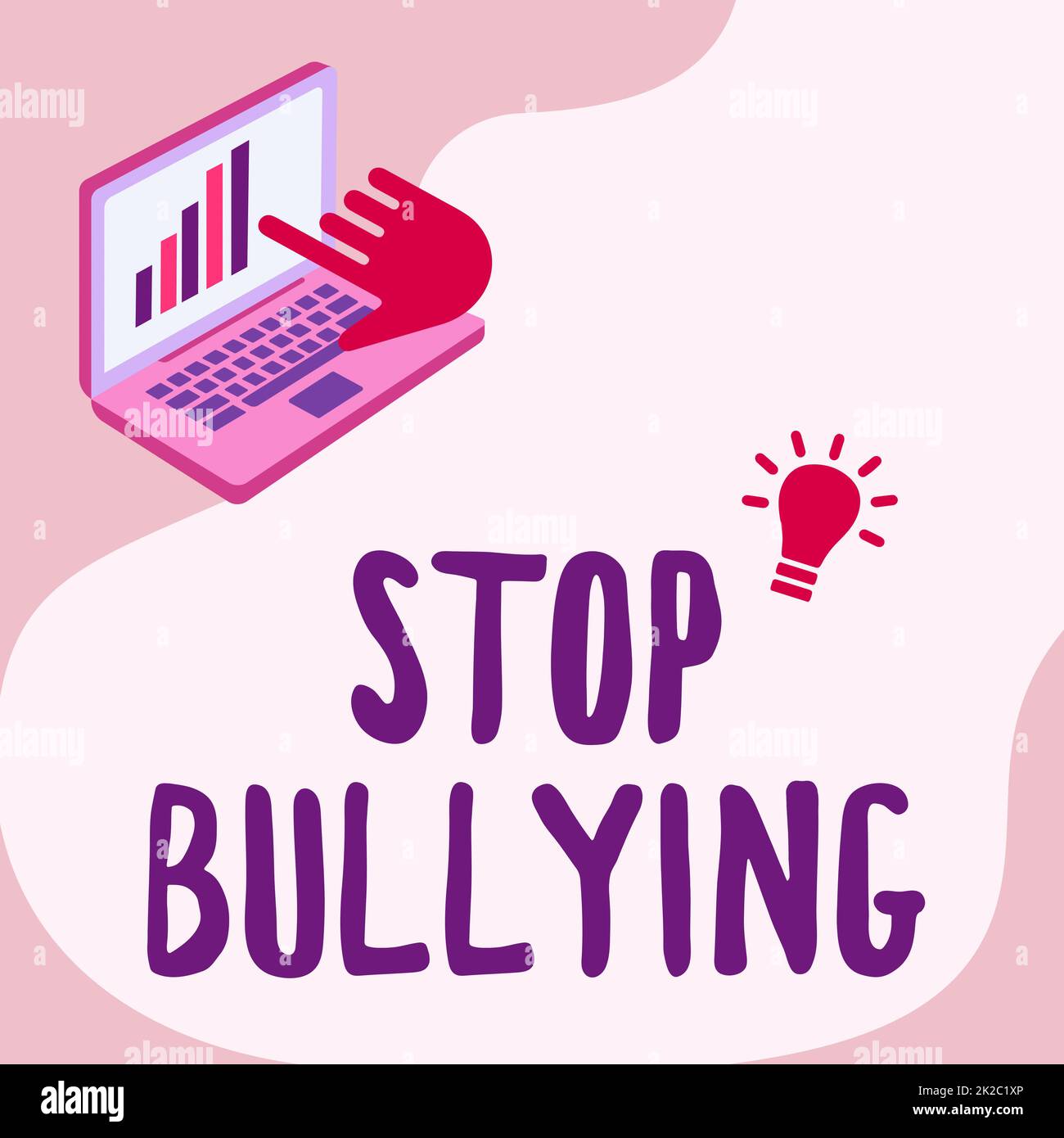 Text sign showing Stop Bullying. Business concept Fight and Eliminate ...