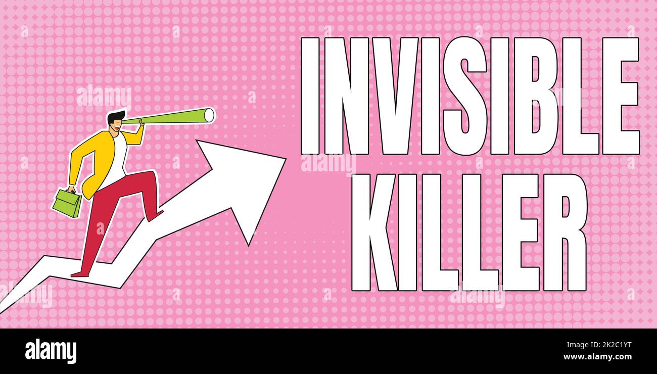 Conceptual display Invisible Killer. Business concept presence into the ...