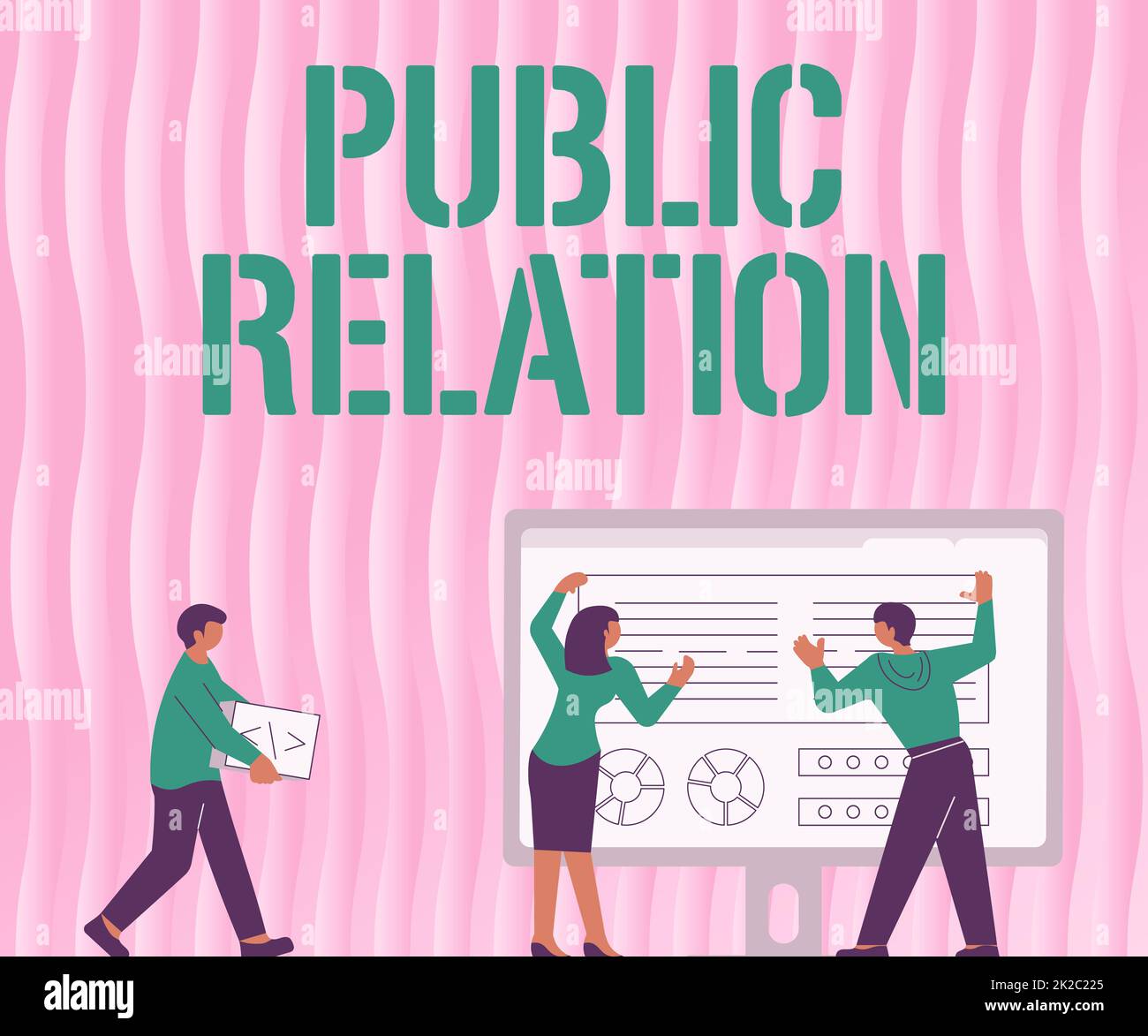 Hand Writing Sign Public Relation Concept Meaning Practice Of Deliberately Managing The Spread