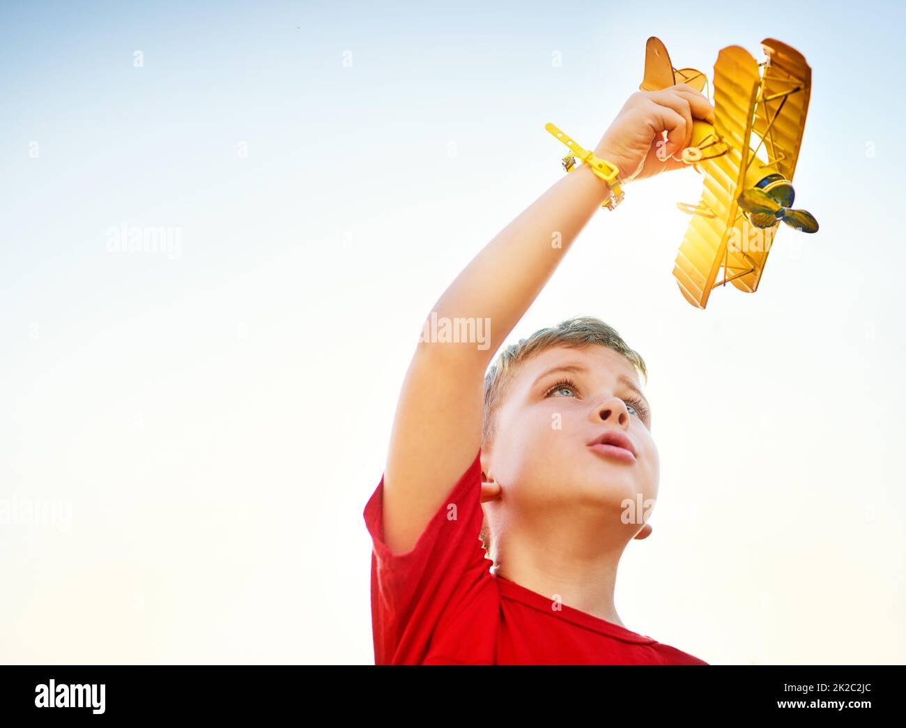 Child soaring hi-res stock photography and images - Alamy
