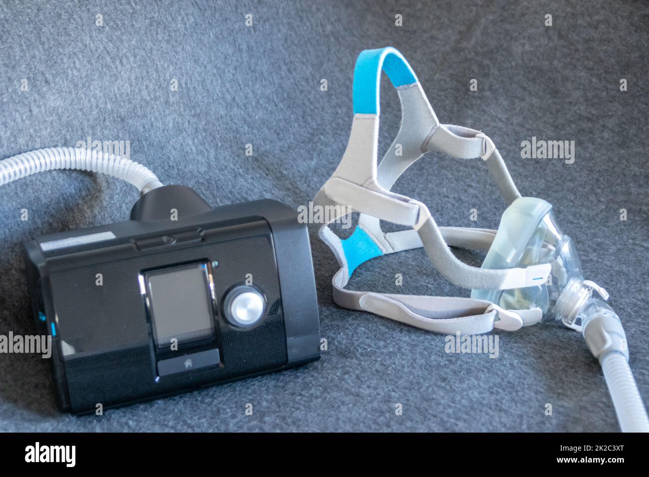 CPAP mask with a full face mask cpap machine against obstructive sleep ...