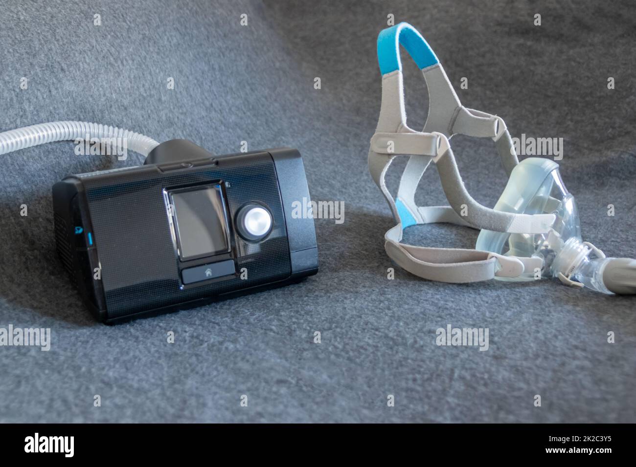 CPAP mask with a full face mask cpap machine against obstructive sleep ...