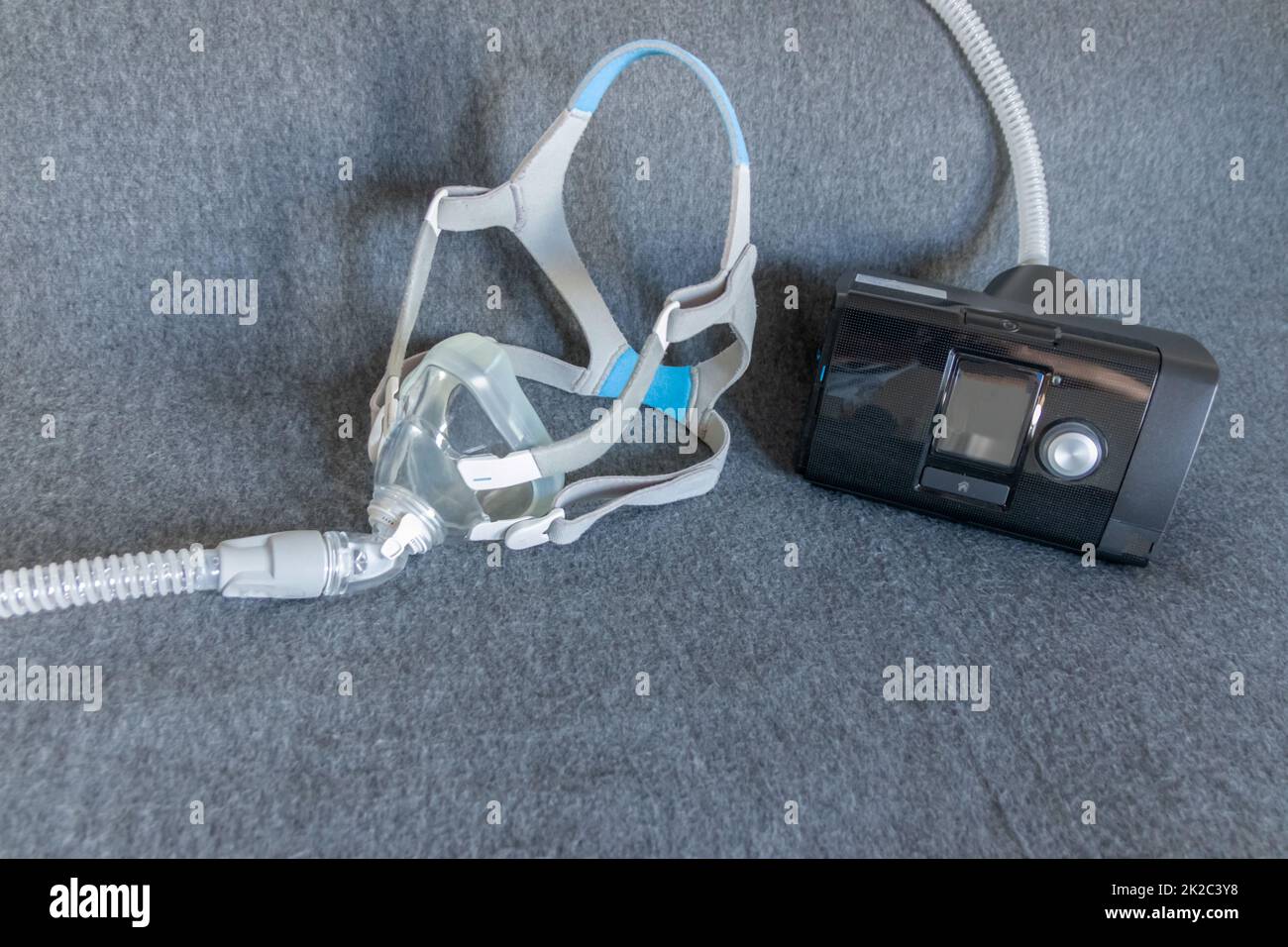 CPAP mask with a full face mask cpap machine against obstructive sleep ...