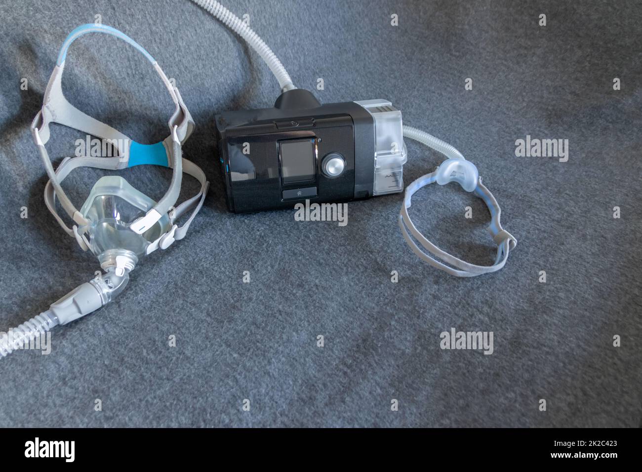 CPAP mask with a full face mask cpap machine against obstructive sleep ...