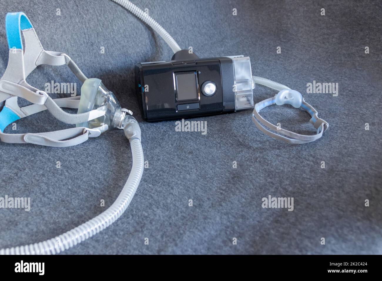 CPAP mask with a full face mask cpap machine against obstructive sleep ...