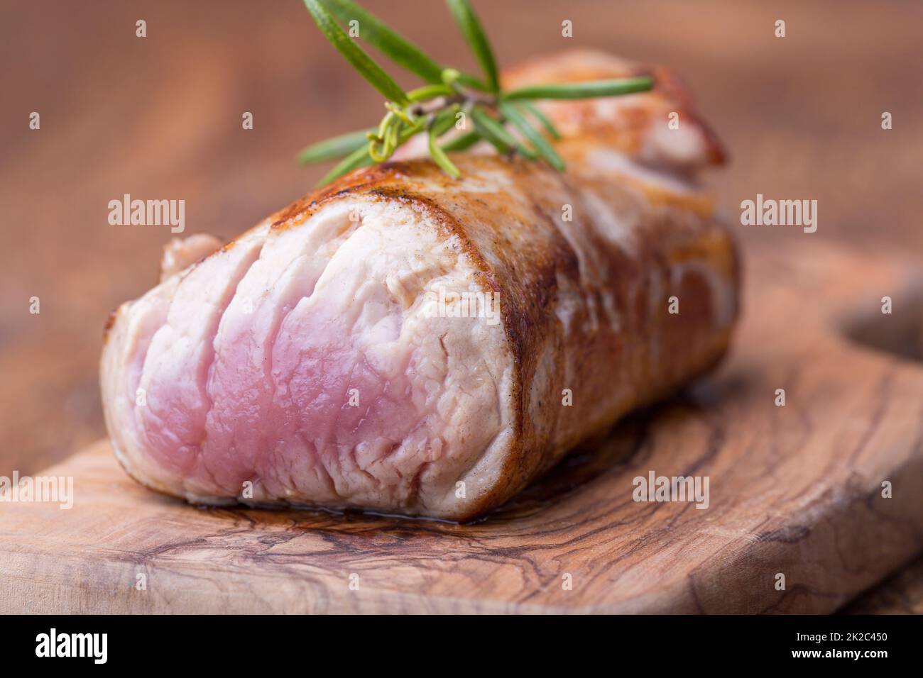 Delicious barbecue pork loin cut hi-res stock photography and images ...