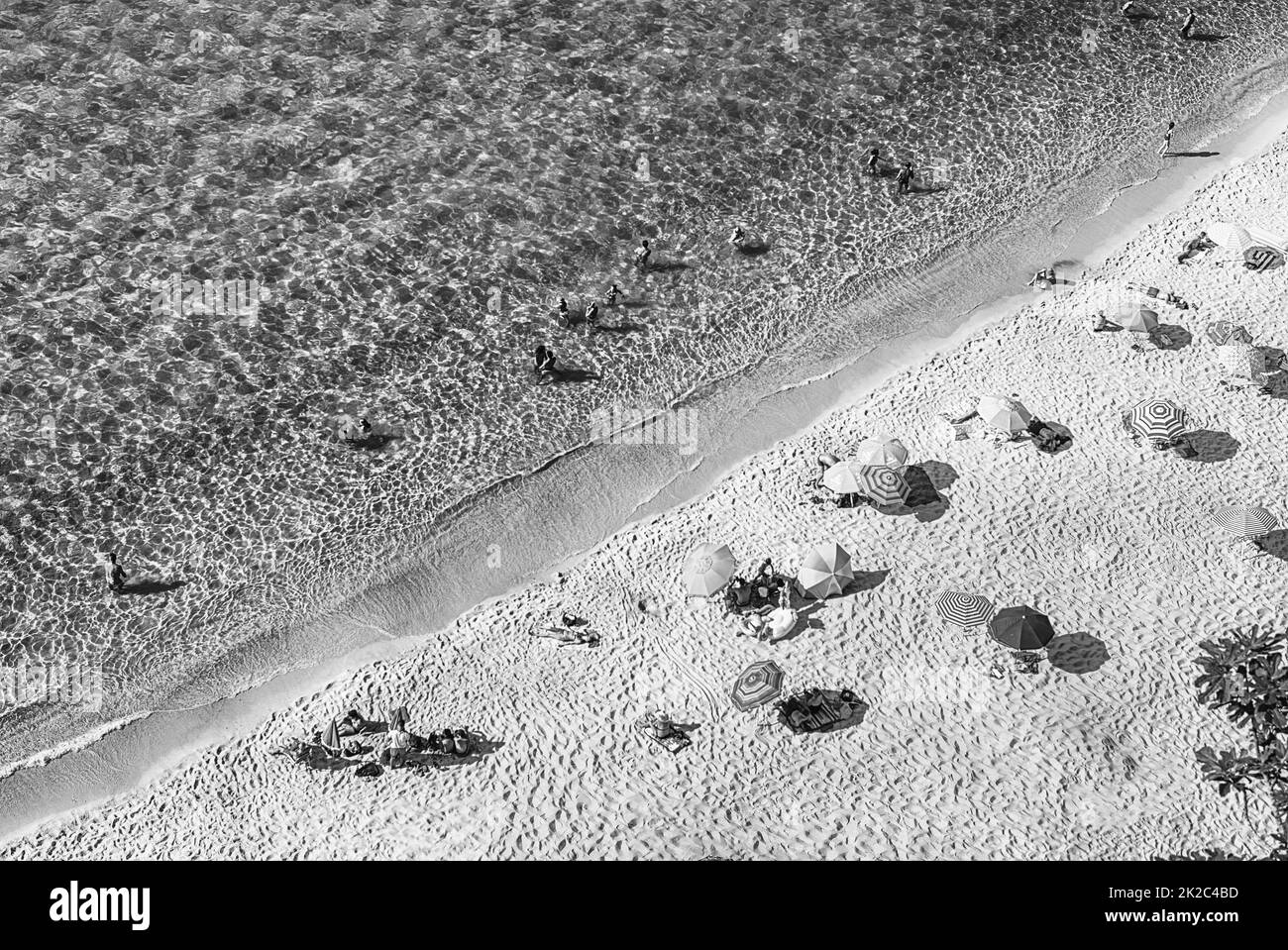 View over the main beach in Tropea, Calabria, Italy Stock Photo - Alamy