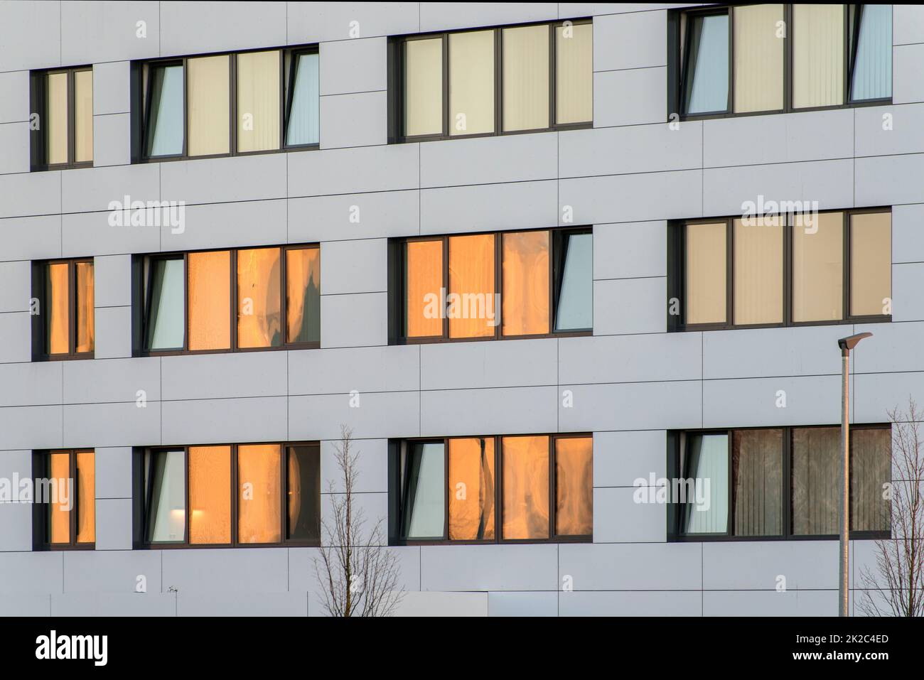 a modern house - with windows Stock Photo - Alamy