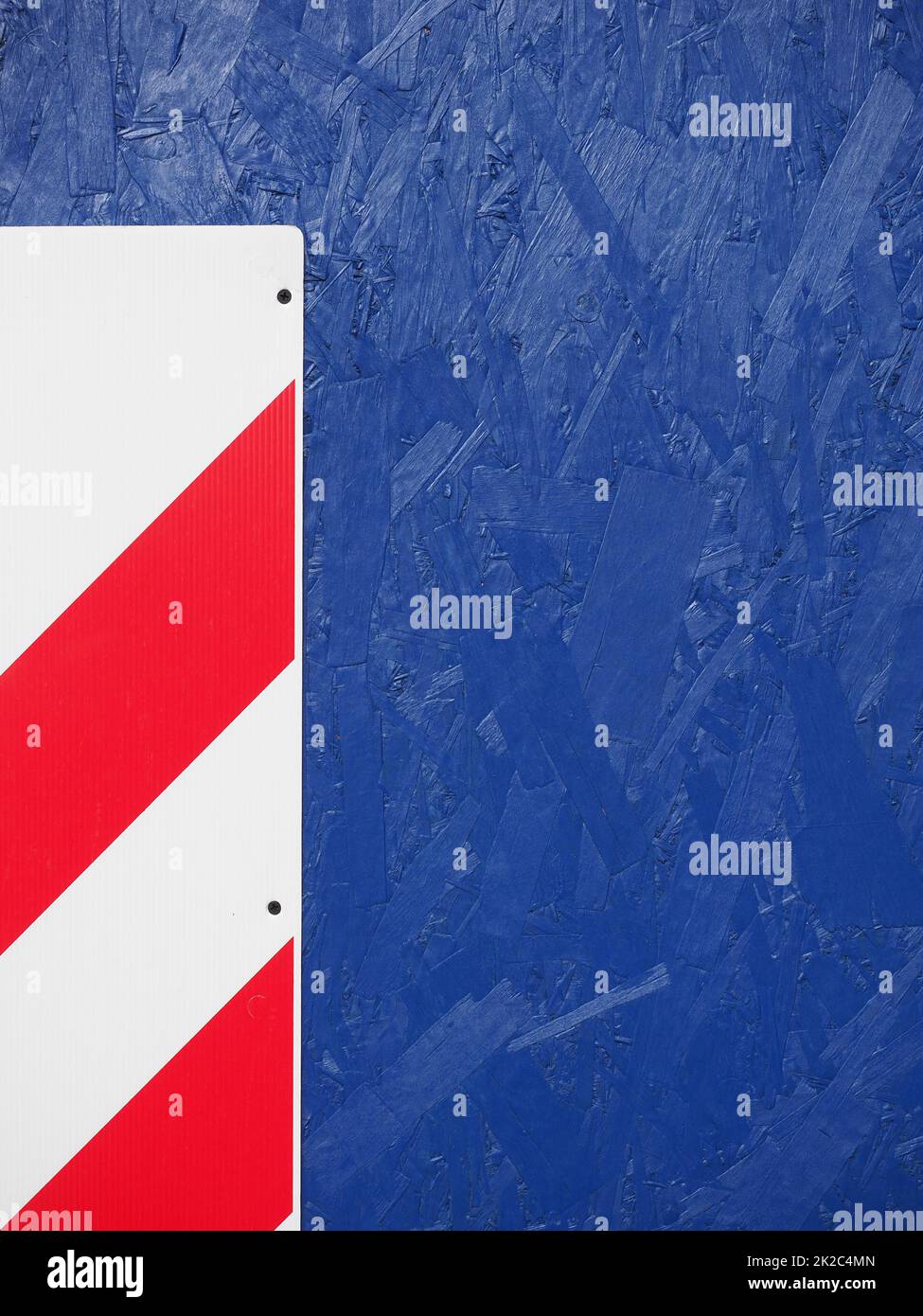 red white striped sign Stock Photo - Alamy