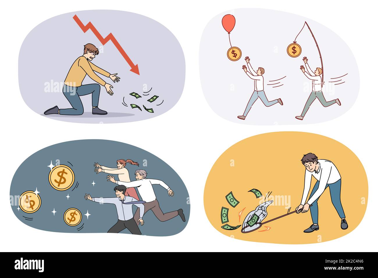 Success employees Cut Out Stock Images & Pictures - Alamy