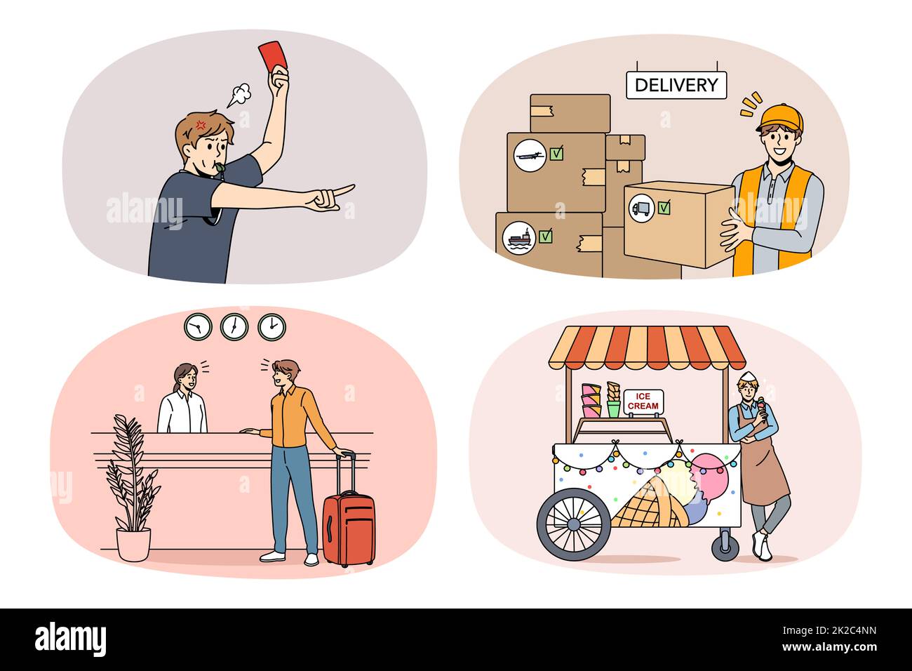 Professions diverse Cut Out Stock Images & Pictures - Alamy