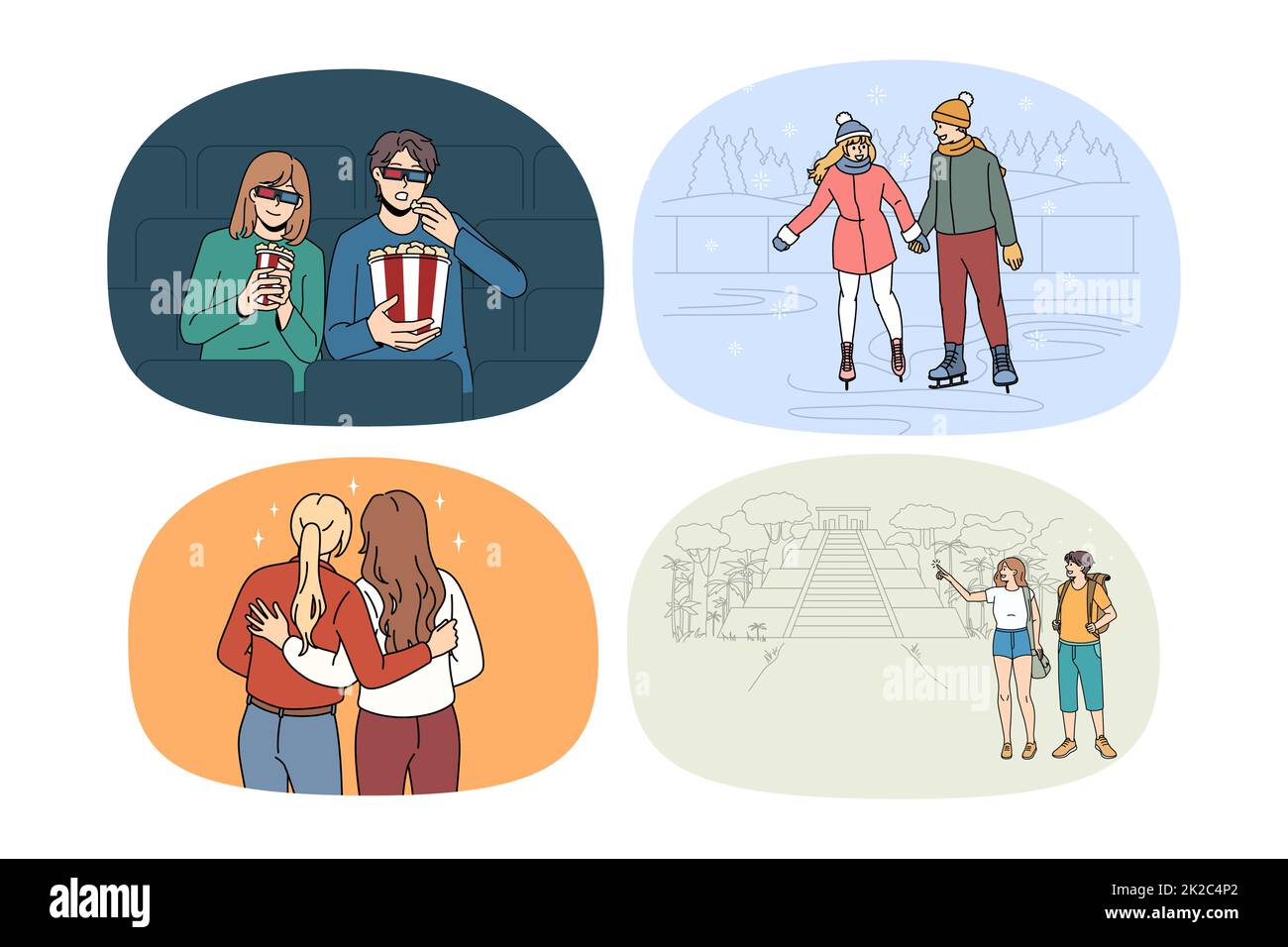 Friends relax Cut Out Stock Images & Pictures - Alamy