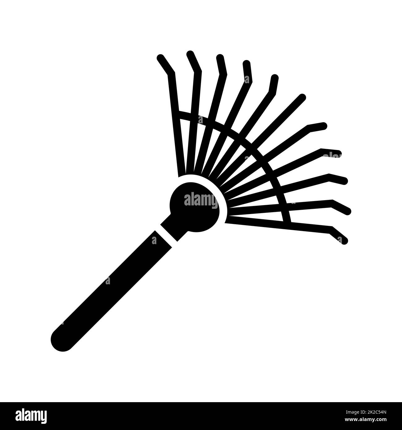 Rake for loosening ground and collecting leaves Stock Photo - Alamy