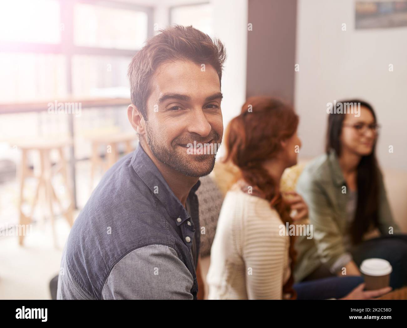 Male friends enjoying in coffee shop hi-res stock photography and ...