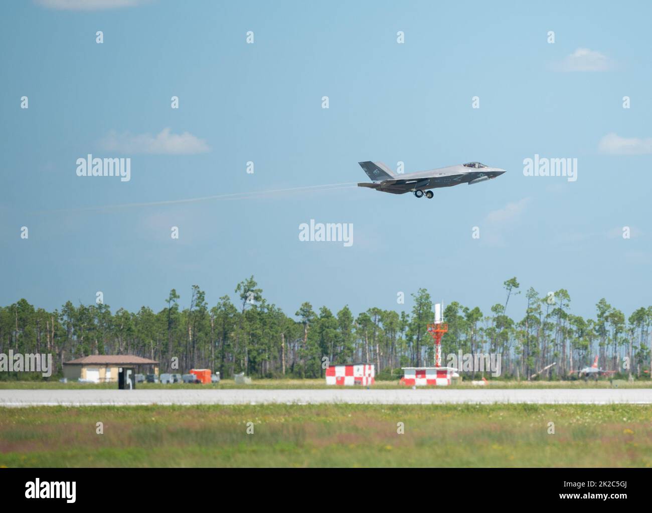 A U.S. Air Force F-35A Lightning II assigned to the 33rd Fighter Wing ...