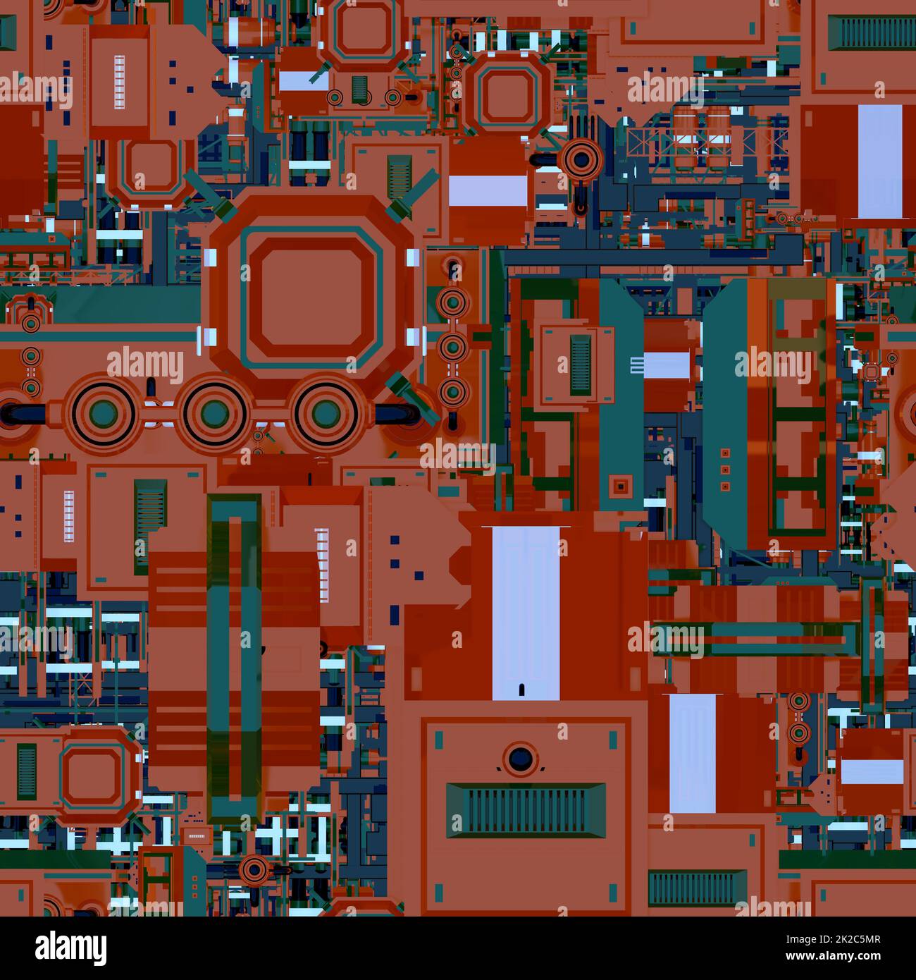 Digital tile explosion hi-res stock photography and images - Alamy